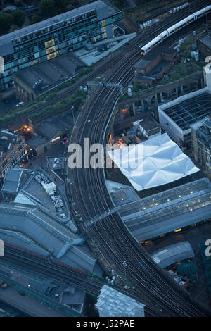 An exterior view of Borough Market at night Stock Photo - Alamy