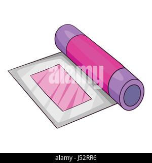 Platen for printing machine icon, cartoon style Stock Vector Image ...