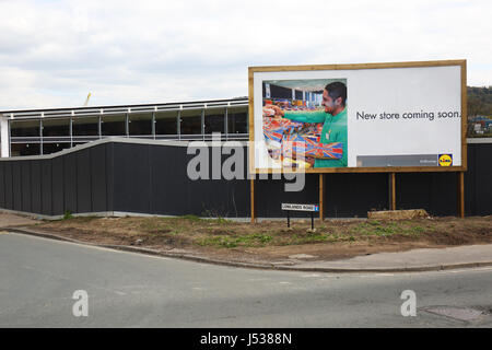 lidl store being built Stock Photo - Alamy