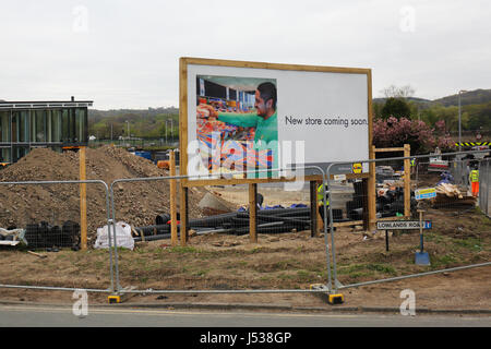 lidl store being built Stock Photo - Alamy