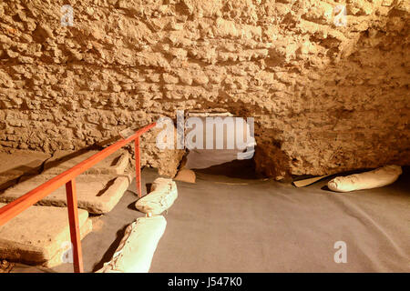 Colchester Castle Vaults, Colchester, Essex, England, UK Stock Photo ...
