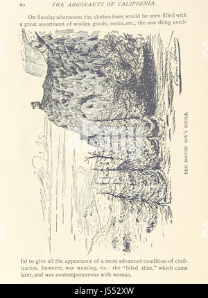 Scenes of Frontier life in America, 1850s, 19th Century newspaper page ...