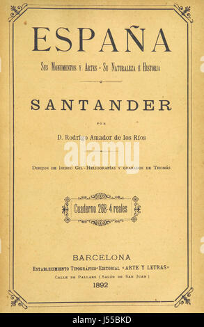 The work 'Santander' features illustrations by Isidro Gil, with ...