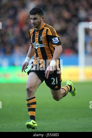 SHANE LONG HULL CITY FC HULL CITY FC KC STADIUM HULL ENGLAND 01 March ...
