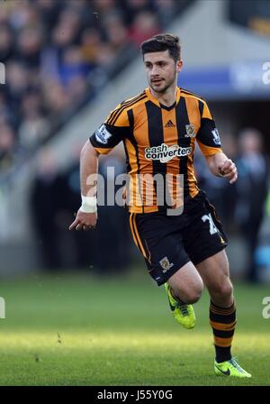 SHANE LONG HULL CITY FC HULL CITY FC KC STADIUM HULL ENGLAND 01 March ...
