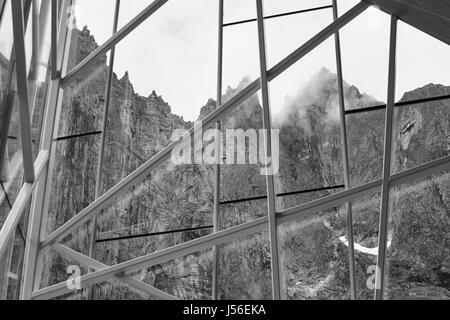 Trollveggen Norway the Troll Wall the highest vertical rock face in ...