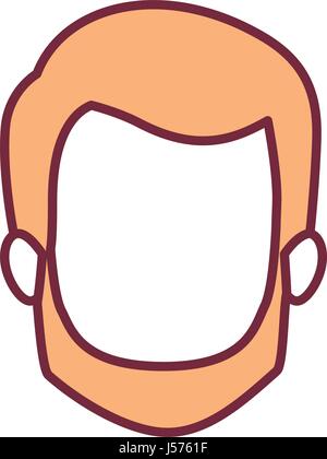 beard without mustache beard color icon vector illustration Stock ...