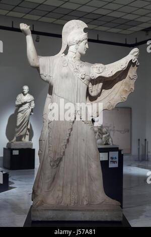 Rome. Italy. Statue of Athena, 1st C A.D copy of the 3rd C B.C Hellenic ...