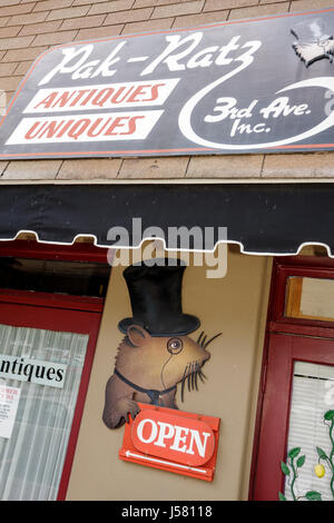 Florida Mt. Mount Dora,Pak Ratz Antiques,storefront,sign,logo,wood ...