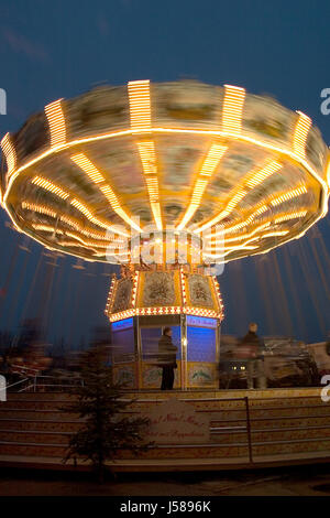 turn twirl illuminated advertising ferris wheel carousel amusement park ...