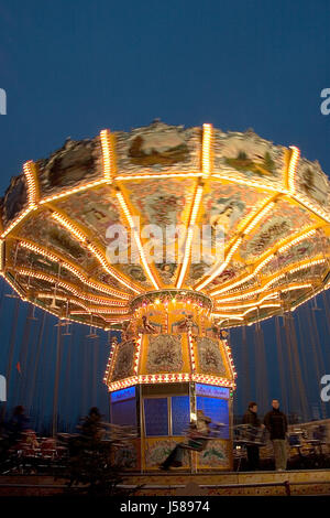 turn twirl illuminated advertising ferris wheel carousel amusement park ...