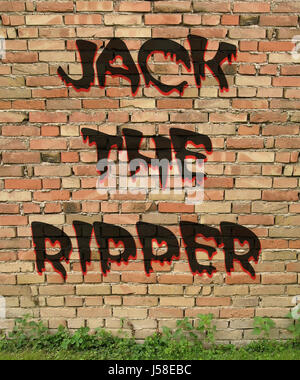 jack the ripper as writing Stock Photo - Alamy