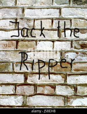 jack the ripper as writing Stock Photo - Alamy