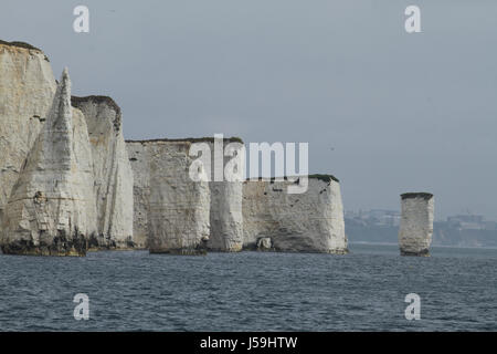 Old Harry Rocks are three chalk formations, including a stack and a ...