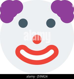 Scary creepy clown face illustration Stock Vector Image & Art - Alamy
