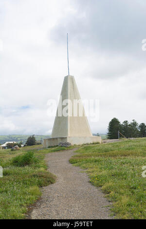 Obelisk at Horseshoe Bay, Port Elliot, South Australia. Part of the ...