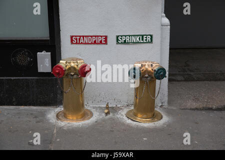 Street standpipe in Manhattan New York USA - photo by Simon Dack Stock ...
