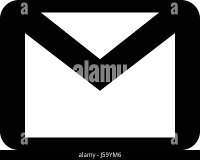 Gmail icon Logo sign in thin line outline set and group collection ...