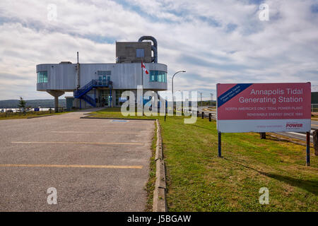 Nova Scotia's Annapolis Tidal Generating Station, Annapolis Royal, Nova ...