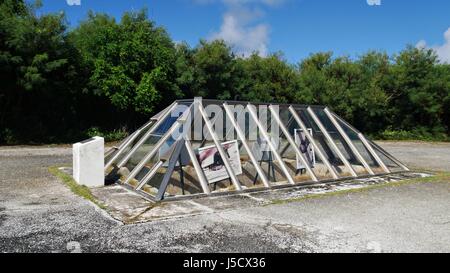 Atomic bomb loading pit No 1, Tinian, Northern Mariana Islands Stock ...
