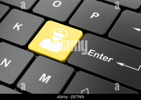 Law concept: Police on computer keyboard background Stock Photo - Alamy
