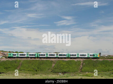 a class 313 electric multiple unit in service from 1976 on southern ...