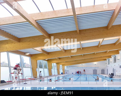 Swimming pool. Heston Leisure Centre, Hounslow, United Kingdom ...