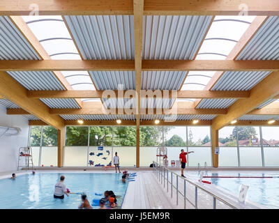 Swimming pool. Heston Leisure Centre, Hounslow, United Kingdom ...