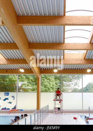 Swimming pool. Heston Leisure Centre, Hounslow, United Kingdom ...