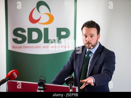 SDLP Leader Colum Eastwood during his party's manifesto launch at the ...