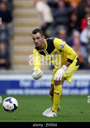 JOE LEWIS CARDIFF CITY FC KC STADIUM HULL ENGLAND 14 September 2013 ...