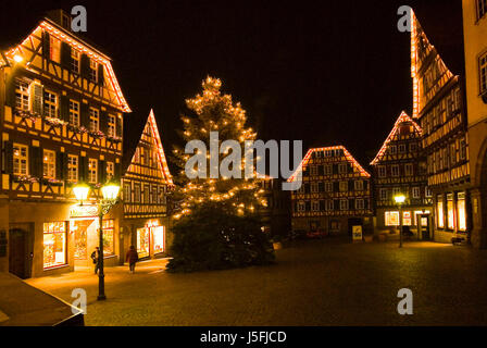 Christmas Market, Calw, Black Forest, Baden-Württemberg, Germany Stock ...