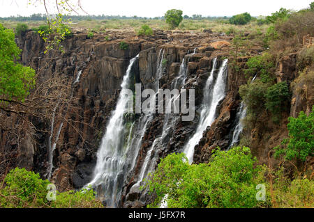 africa sightseeing waterfall rivers ravine element rage waterpower ...