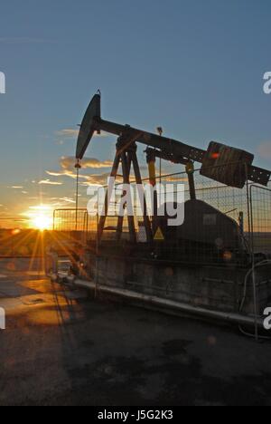 oil production in germany,lechfeld Stock Photo - Alamy