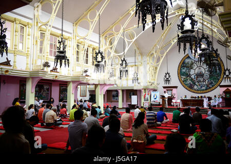 NEPAL Kathmandu, catholic Assumption Church / katholische Kirche Stock ...