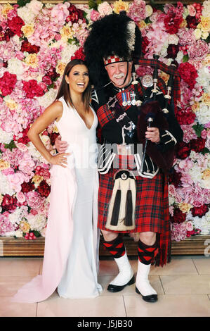 Eva Longoria attends The Global Gift Gala in Madrid on April 2, 2016 ...