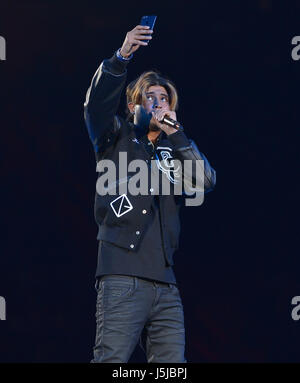 Rapper Kap G performing live onstage at American Airlines Arena in ...