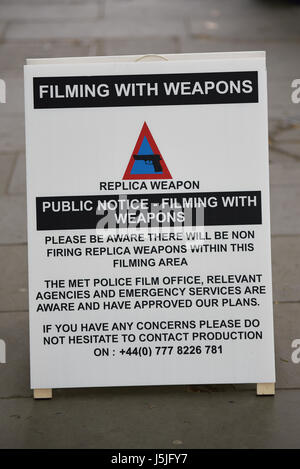Signs warning the public about filming in progress for Red Sparrow by ...