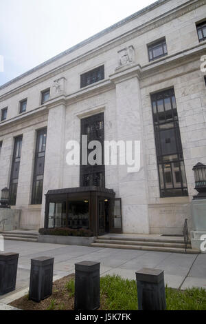 Marriner S Eccles Federal Reserve Board Building Washington DC Stock ...