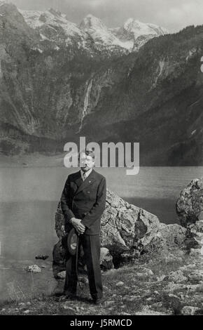 ADOLF HITLER PORTRAIT 1930's B&W studio posed portrait photograph of ...