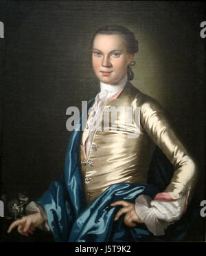 This 18th-century portrait by John Hesselius features Samuel Washington ...