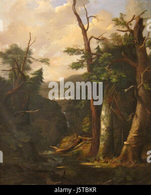 'Western Forest' by Robert Scott Duncanson, painted in 1857, captures ...