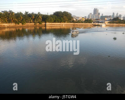 The Lambingan Bridge, located over the Pasig River in Santa Ana, Manila ...