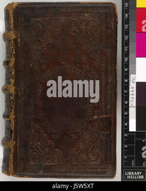 The upper cover of this Slavonic New Testament and Psalms features ...