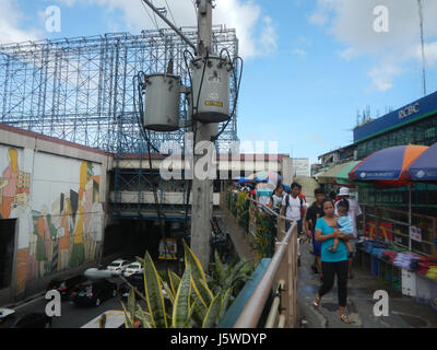 0041 EDSA Taft Avenue MRT Station LRT Footbridge Pasay City 08 Stock ...
