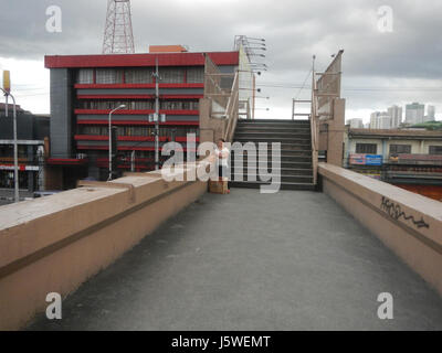 0041 EDSA Taft Avenue MRT Station LRT Footbridge Pasay City 08 Stock ...