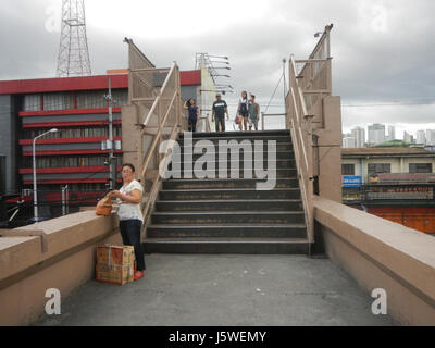 0041 EDSA Taft Avenue MRT Station LRT Footbridge Pasay City 08 Stock ...
