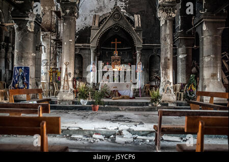 The Immaculate Conception church in Qaraqosh (hamdaniya) Iraq was ...