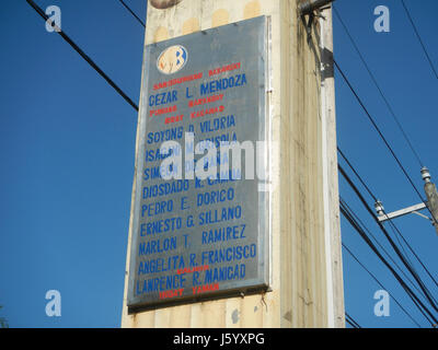 This image captures the welcome border signs for Malis, Guiguinto in ...