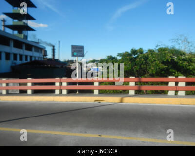 The Santa Rosa Bridge is located over the Bagong Ilog River in Pasig ...